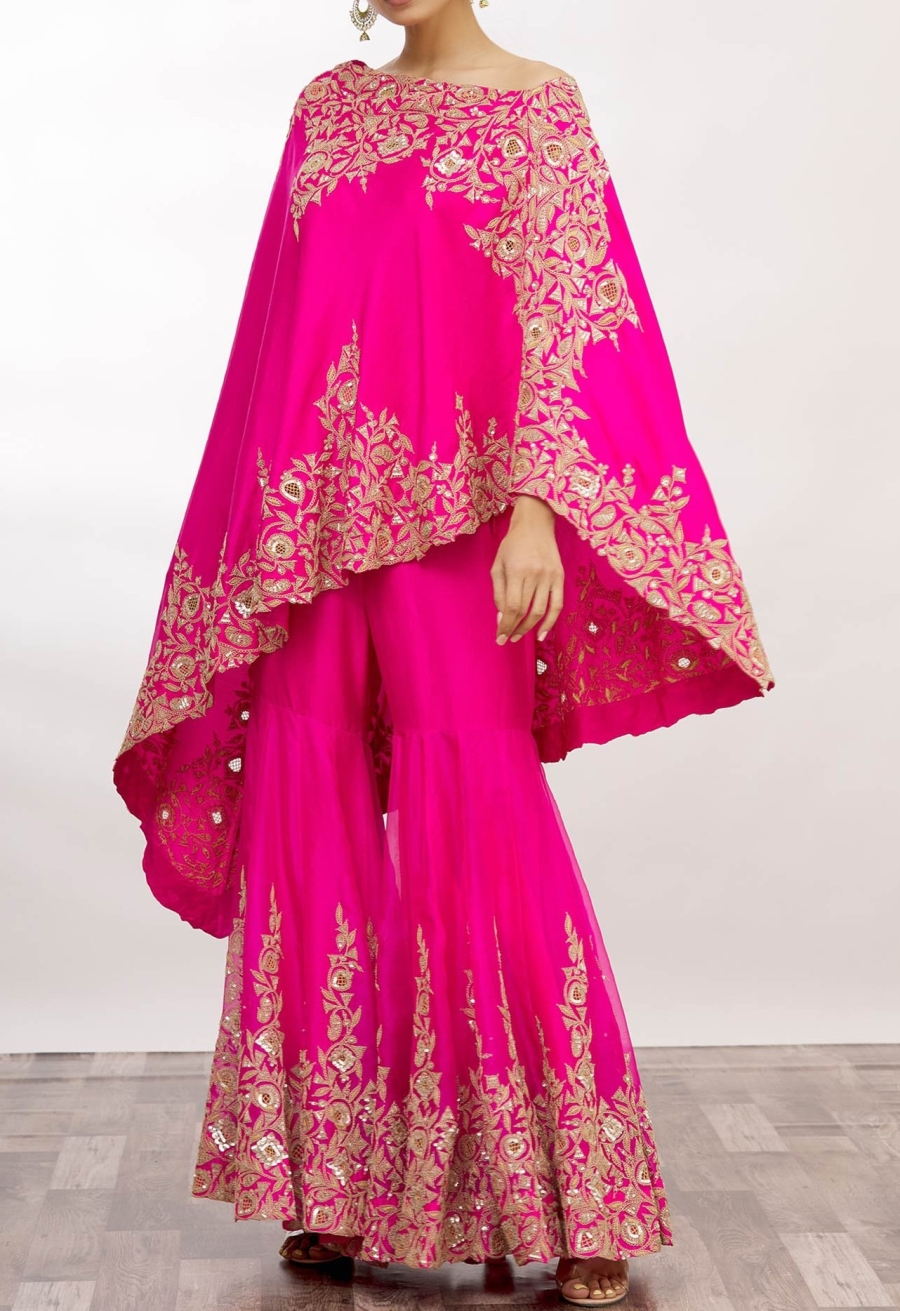 Buy Pink Sharara Dress Online on Fresh Look Fashion