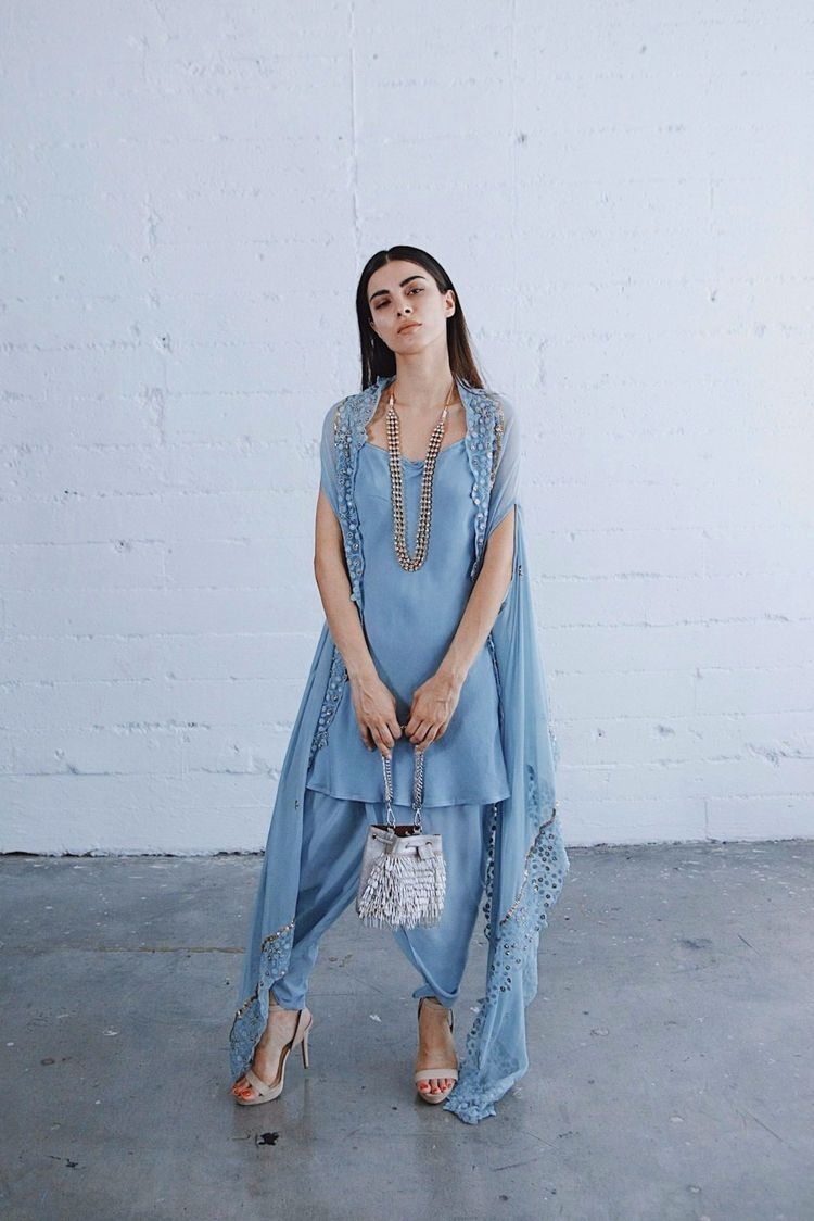 Buy Blue Color Dhoti Dress Online on Fresh Look Fashion